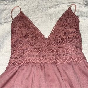 ROMWE | Dresses | Floral Crochet Mini Cami Dress | Poshmark